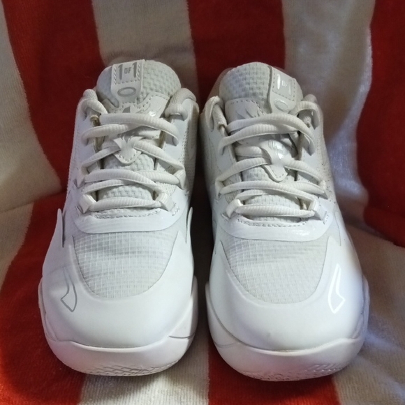 Puma | Shoes | Puma Youth Size 3c Lamelo Ball Mb Low White Basketball ...